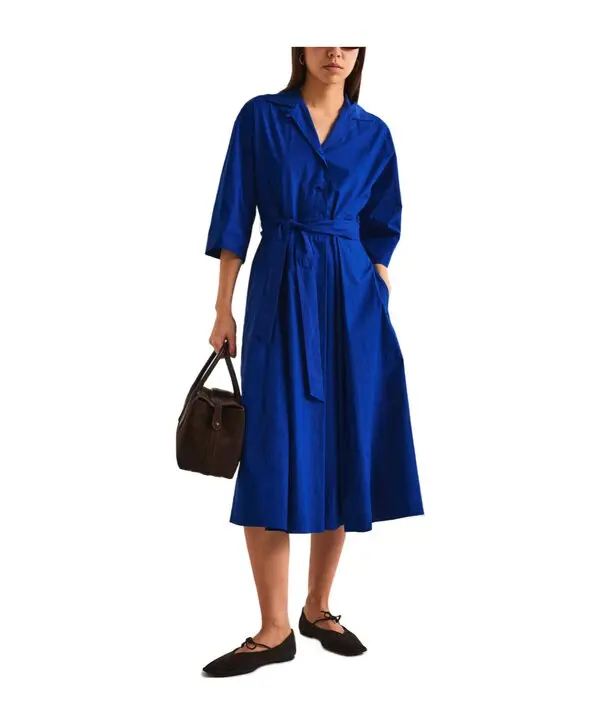 Max Mara Long Shirt Dress With Belt