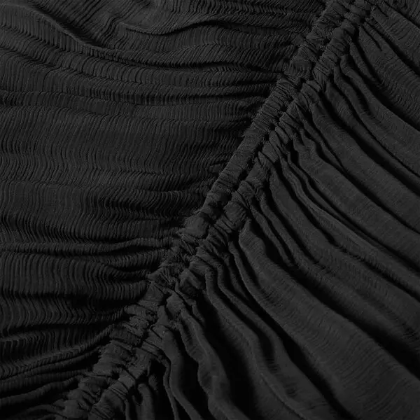 Isabel Marant Étoile Ruched Mini Dress With Sheer Sleeves