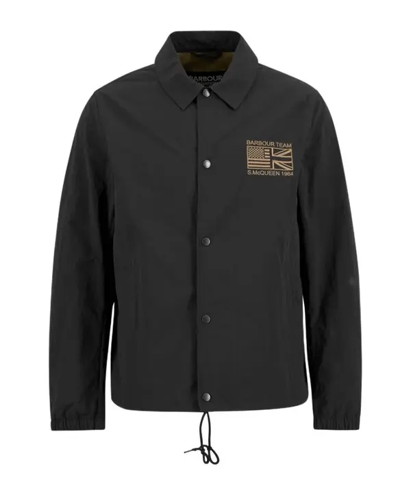 Barbour Long-sleeved Snap-button Casual Jacket