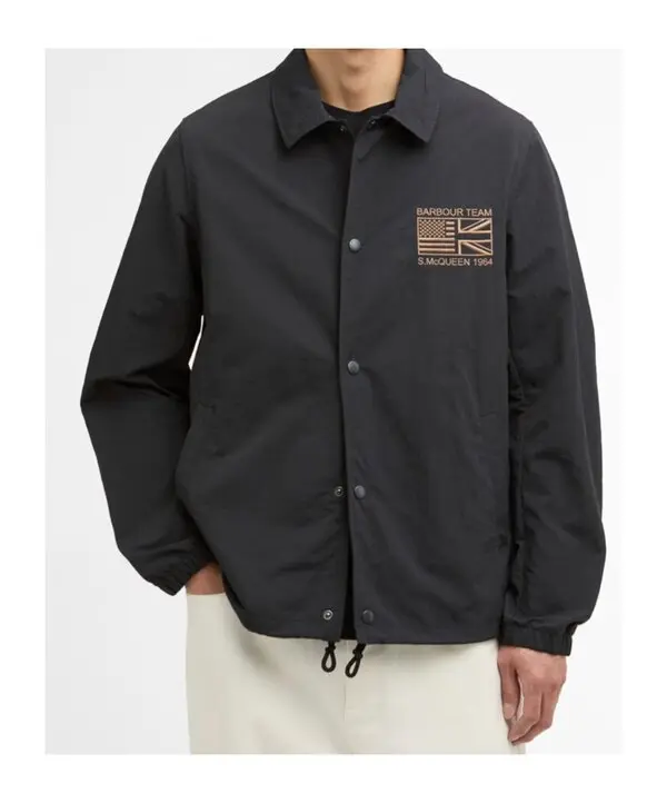Barbour Long-sleeved Snap-button Casual Jacket