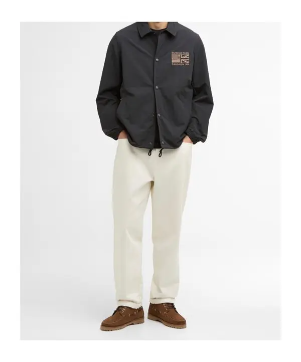 Barbour Long-sleeved Snap-button Casual Jacket