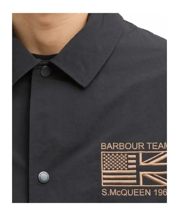 Barbour Long-sleeved Snap-button Casual Jacket