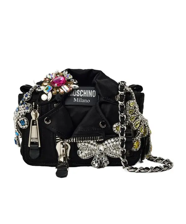 Moschino Solid Color Crossbody Bag