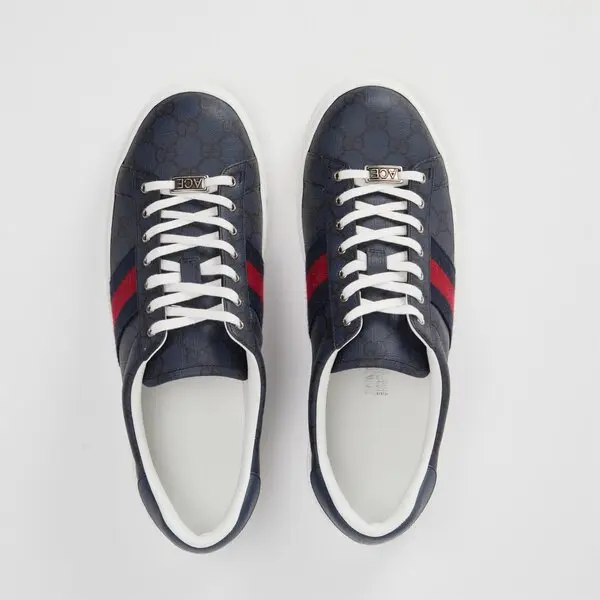 Gucci Canvas Ace Trainers