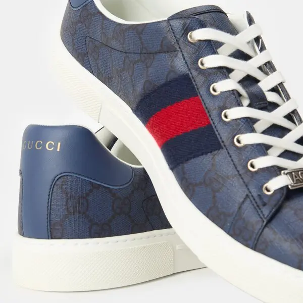 Gucci Canvas Ace Trainers