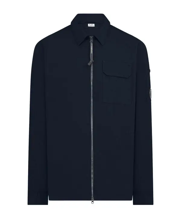 C.P. COMPANY Lens Cotton Long Sleeve Overshirt