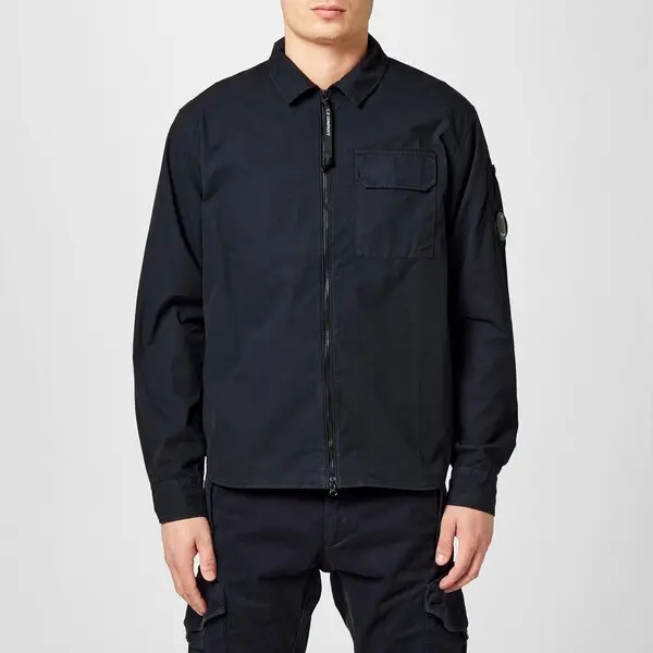 C.P. COMPANY Lens Cotton Long Sleeve Overshirt