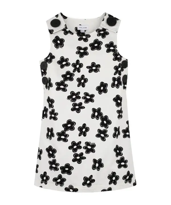 Marc Jacobs Floral Print Mini Dress - White