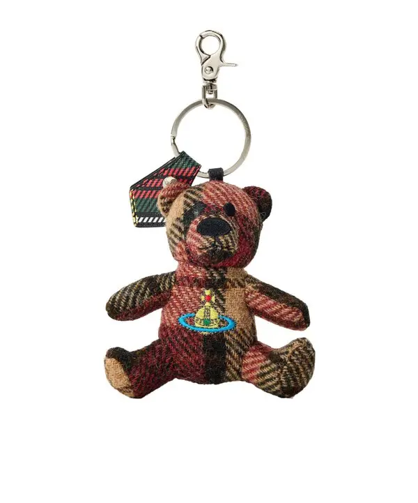 VIVIENNE WESTWOOD Viv Teddy Bear Metal Keychain