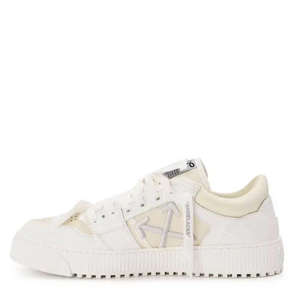 Off-White Low Top Sneakers With Zip-tie Tag