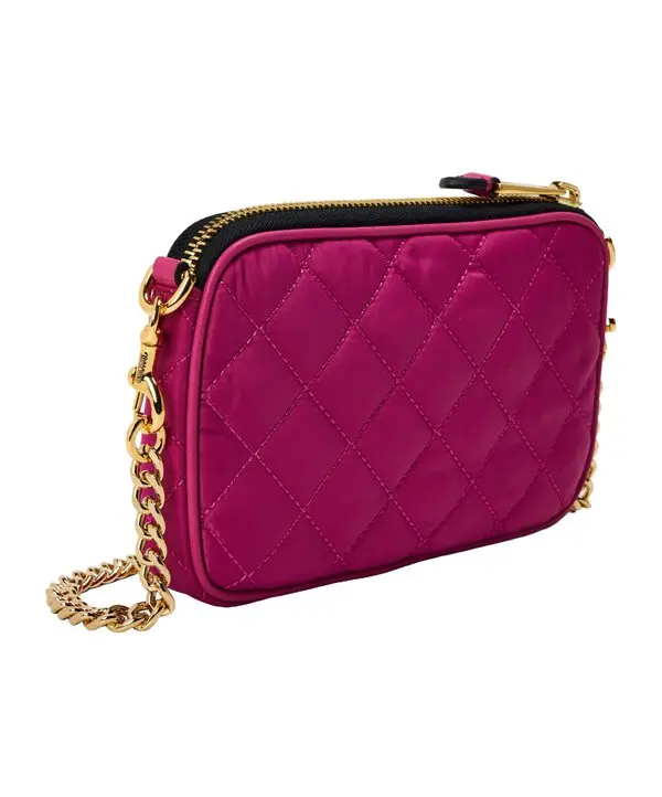 Moschino Quilted Logo Crossbody Bag