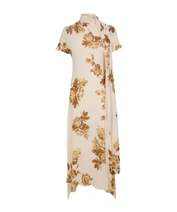 Magda Butrym Floral Print Maxi Dress