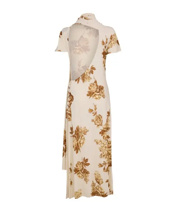 Magda Butrym Floral Print Maxi Dress