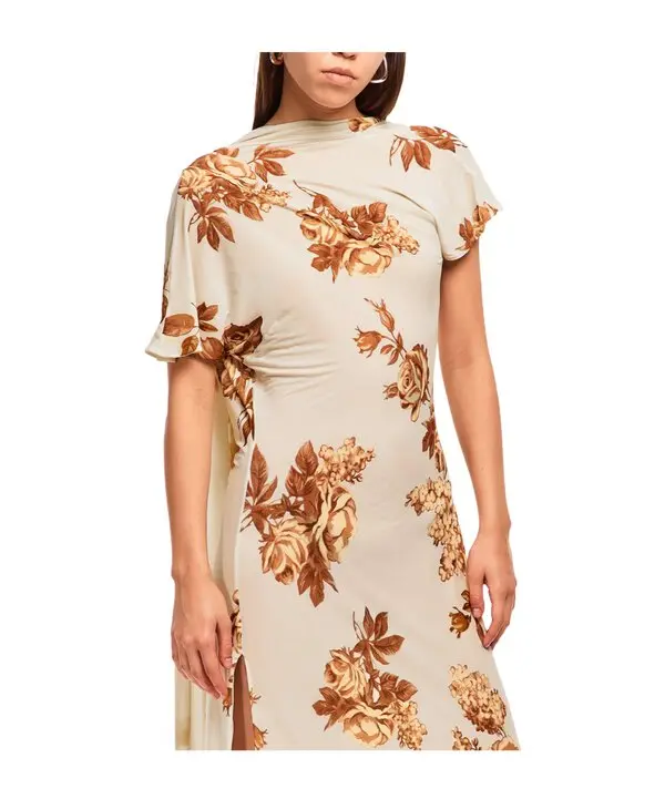 Magda Butrym Floral Print Maxi Dress