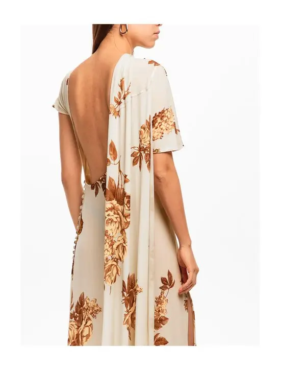Magda Butrym Floral Print Maxi Dress