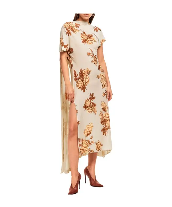 Magda Butrym Floral Print Maxi Dress