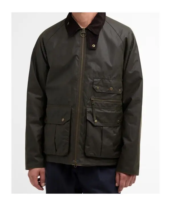 Barbour Zippered Long-sleeved Casual Jacket