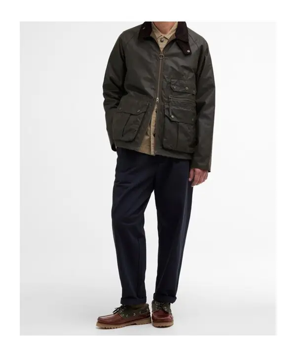 Barbour Zippered Long-sleeved Casual Jacket