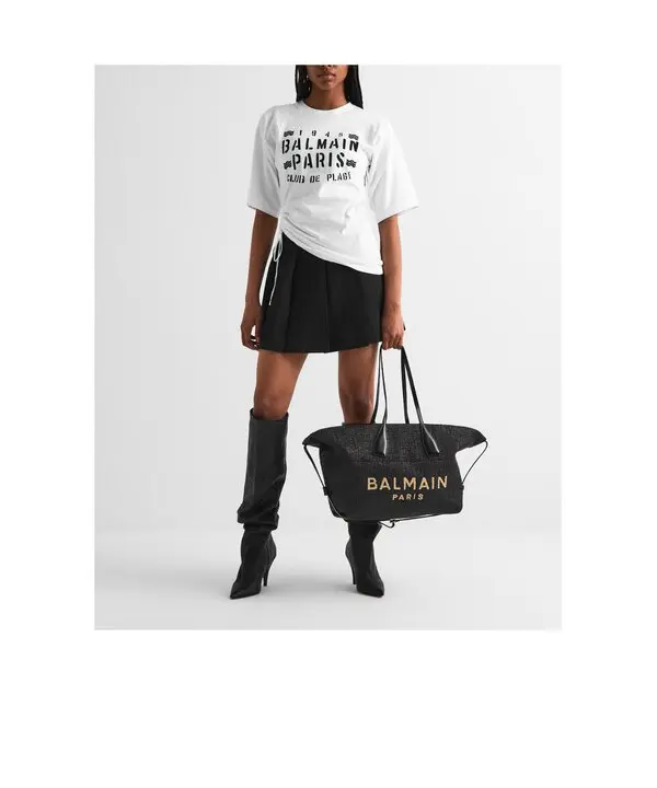 Balmain Solid Color Tote Bag