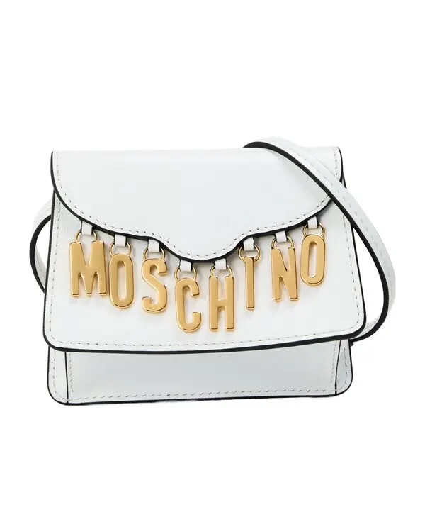 Moschino Leather Top Handle Bag