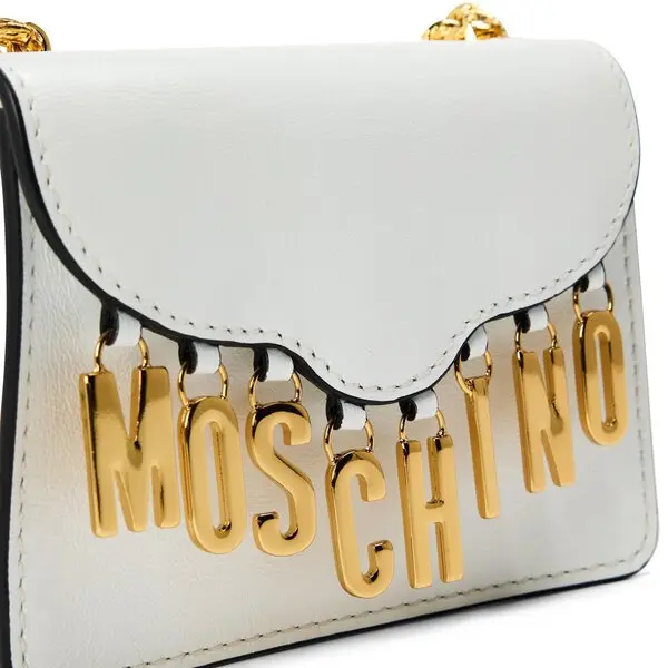 Moschino Leather Top Handle Bag