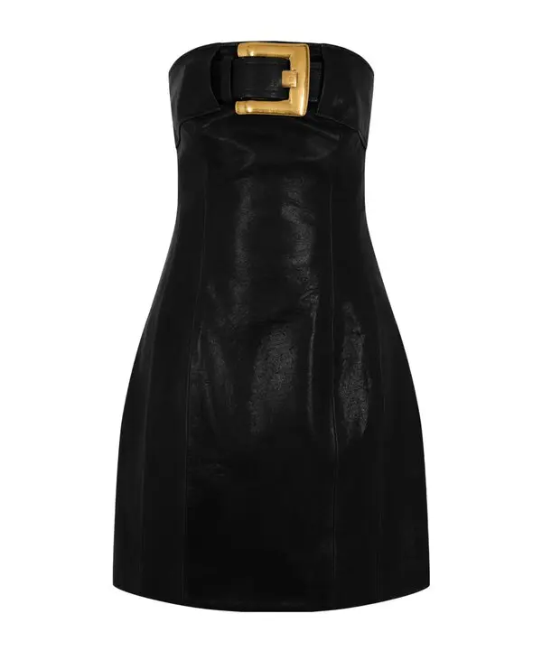 Balmain Strapless Mini Dress