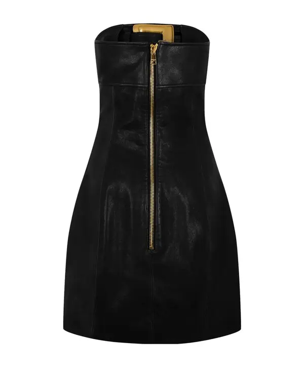 Balmain Strapless Mini Dress