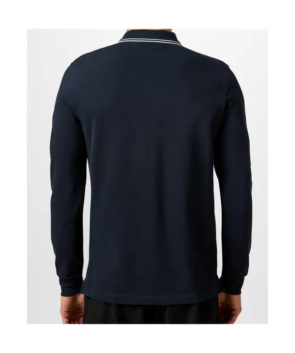 Stone Island Logo Cotton Compass Patch Polo Shirt