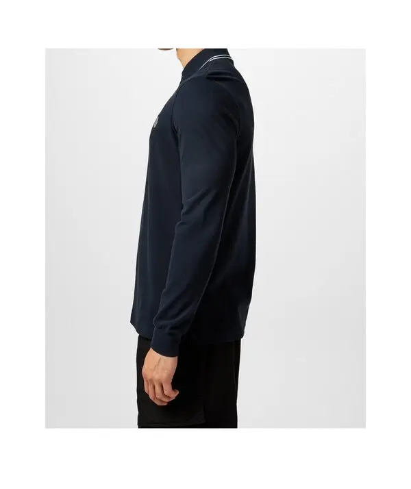 Stone Island Logo Cotton Compass Patch Polo Shirt