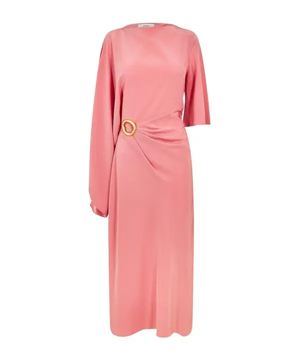 JOSEPH Joya Asymmetrical Dress With Pleated Details