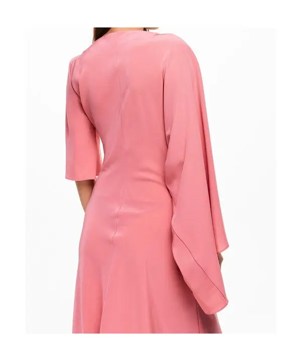 JOSEPH Joya Asymmetrical Dress With Pleated Details