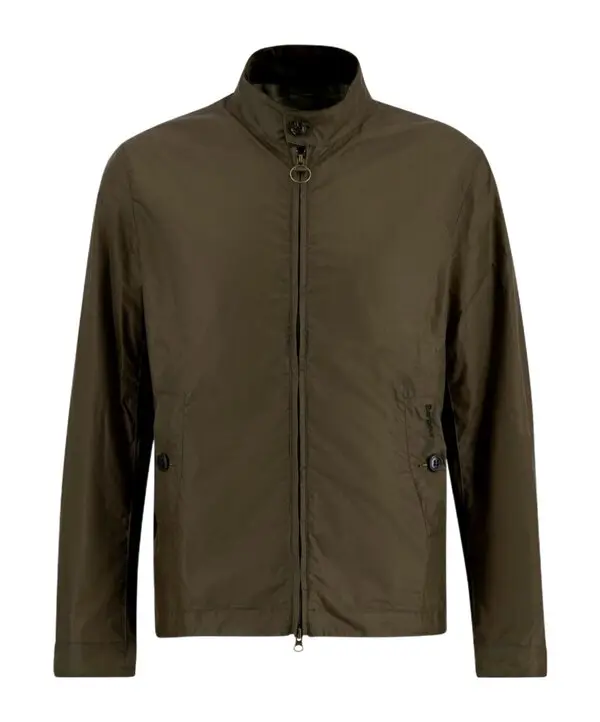 Barbour Zippered Long-sleeved Casual Jacket