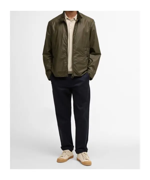 Barbour Zippered Long-sleeved Casual Jacket