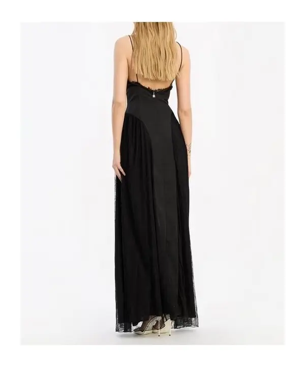 ROTATE BY BIRGER CHRISTENSEN Lacana Spaghetti Strap Maxi Dress