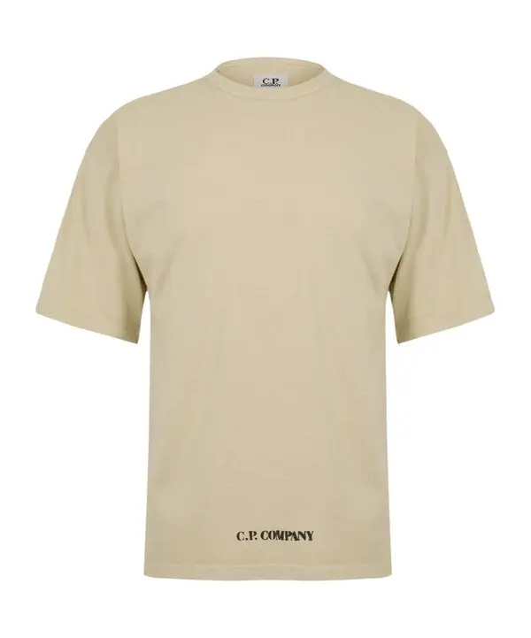 C.P. COMPANY Logo Crew Neck T-shirt