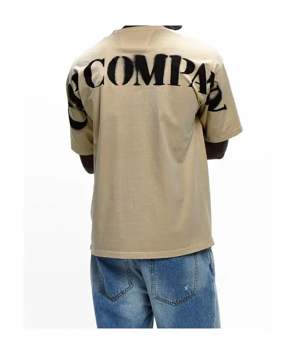 C.P. COMPANY Logo Crew Neck T-shirt