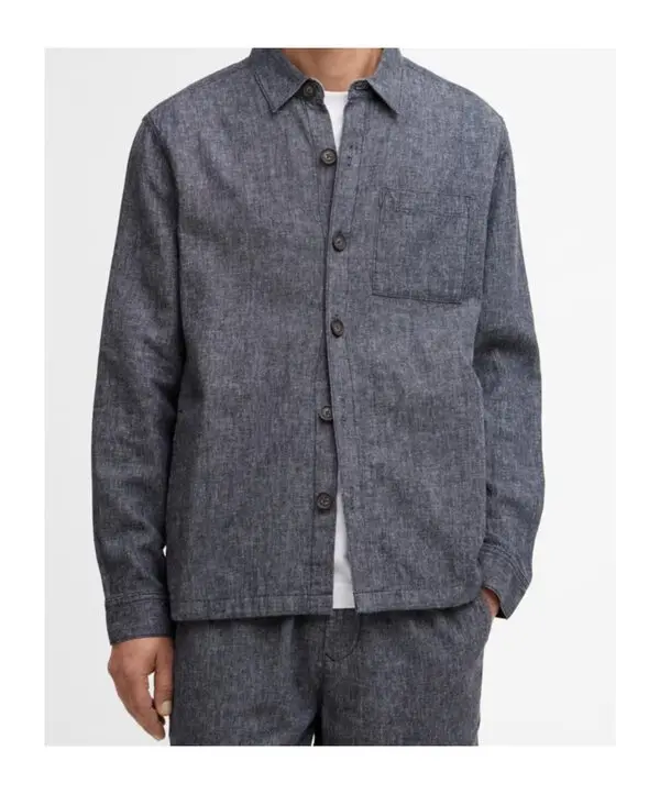 Barbour Long-sleeved Casual Shirt Jacket