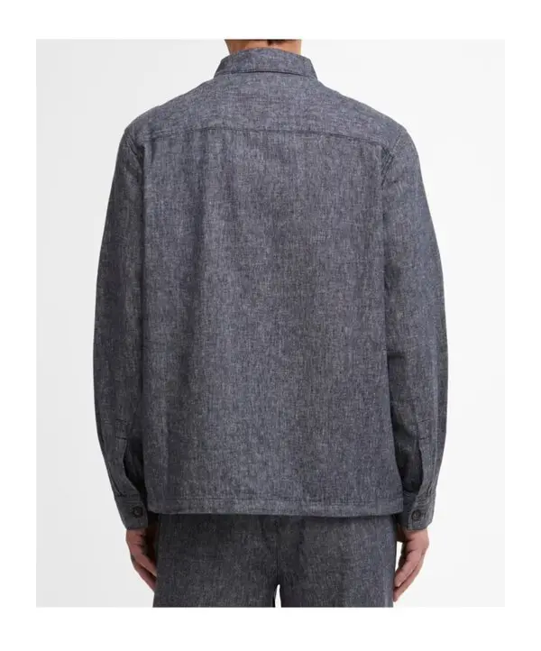 Barbour Long-sleeved Casual Shirt Jacket