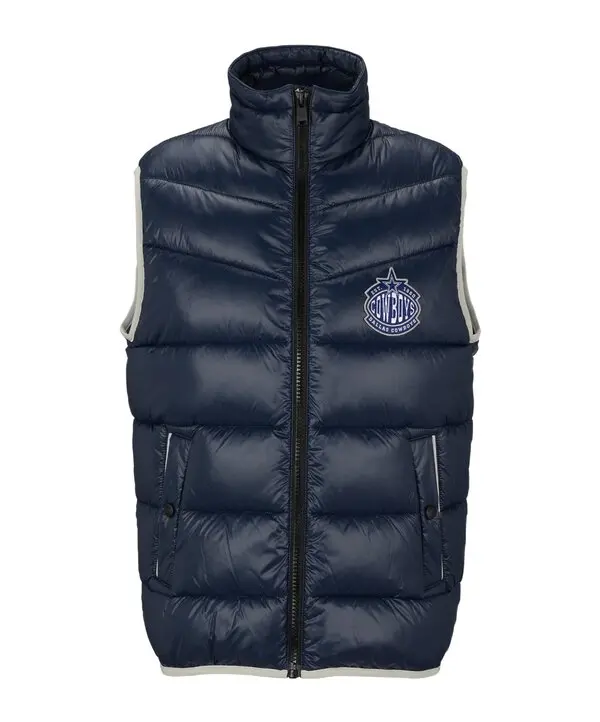 Hugo Boss Padded Stand Collar Zip-up Vest
