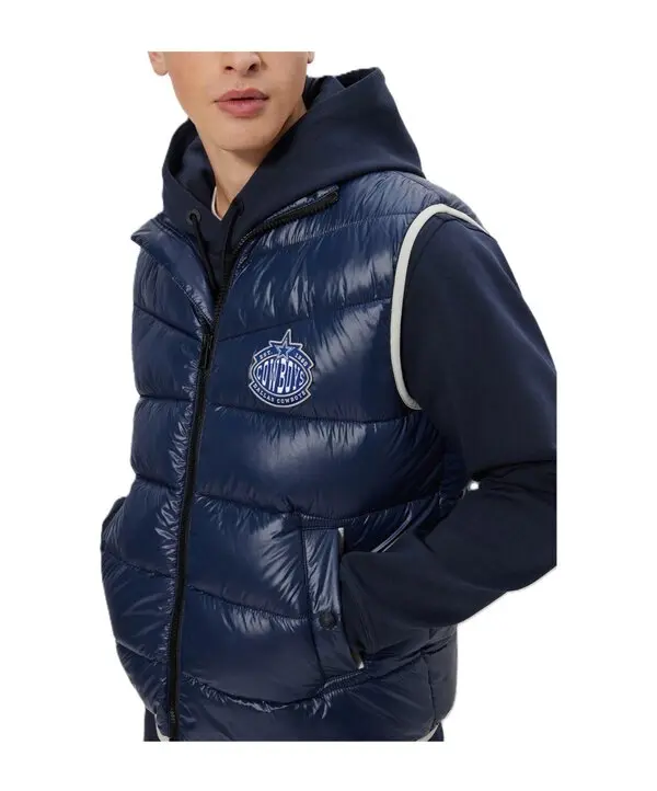 Hugo Boss Padded Stand Collar Zip-up Vest