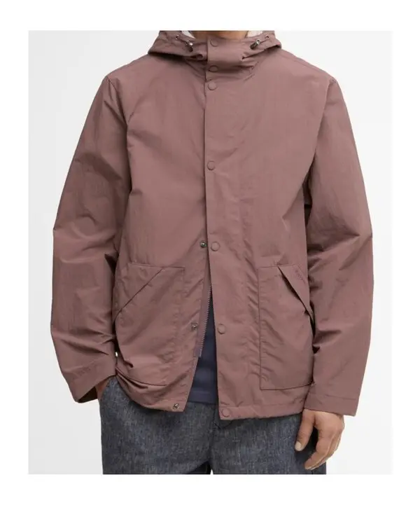Barbour Hooded Zip-up Raincoat
