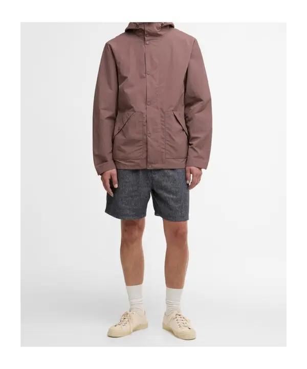 Barbour Hooded Zip-up Raincoat