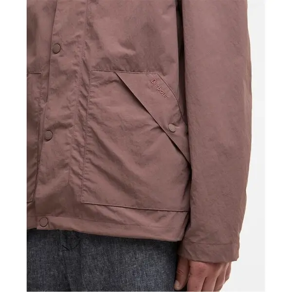 Barbour Hooded Zip-up Raincoat