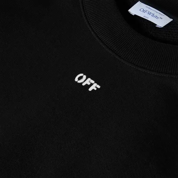 Off-White Crew Sweatshirt - Black