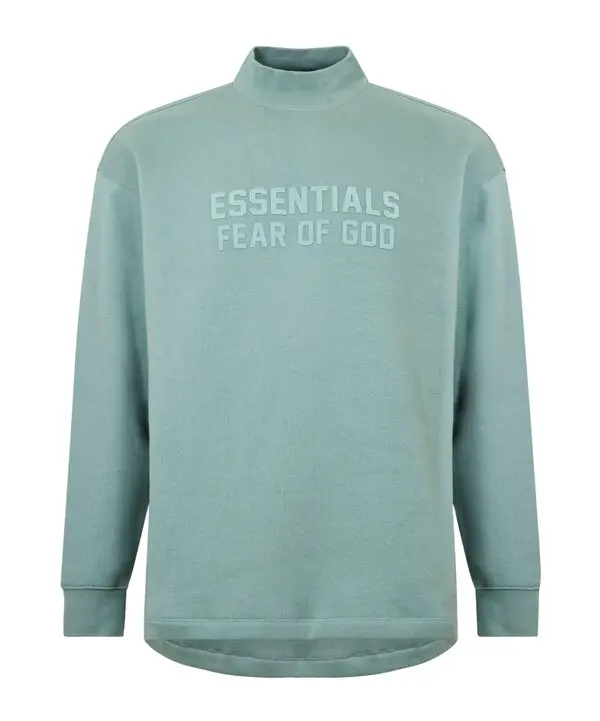 Fear Of God Logo Long-sleeve Sweatshirt - Green