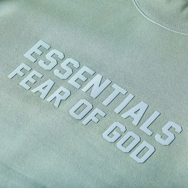 Fear Of God Logo Long-sleeve Sweatshirt - Green
