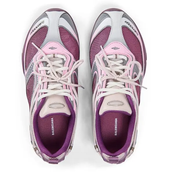 Balenciaga Low-top Lace-up Sneakers - Multicolor