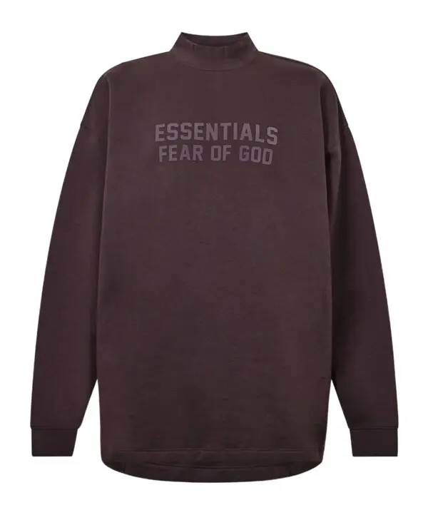 Fear Of God Logo Long-sleeve Sweatshirt - Black