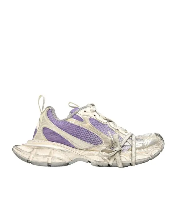 Balenciaga Multicolor Platform Sneakers - Nude