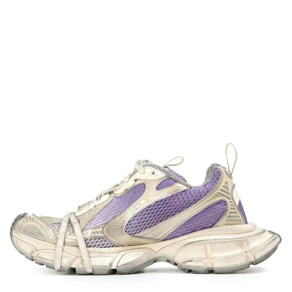 Balenciaga Multicolor Platform Sneakers - Nude